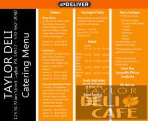Taylor Deli | Catering