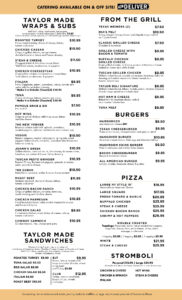 Taylor Deli | Deli Menu